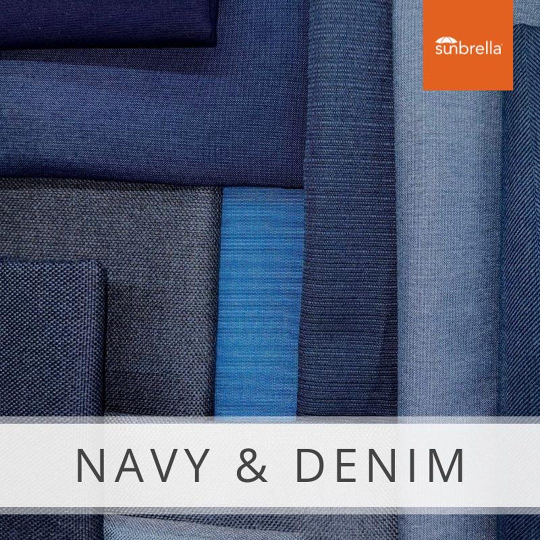 Sunbrella Sample Pack - Navy / Denim - Fabric Samples - Sunbrella ...