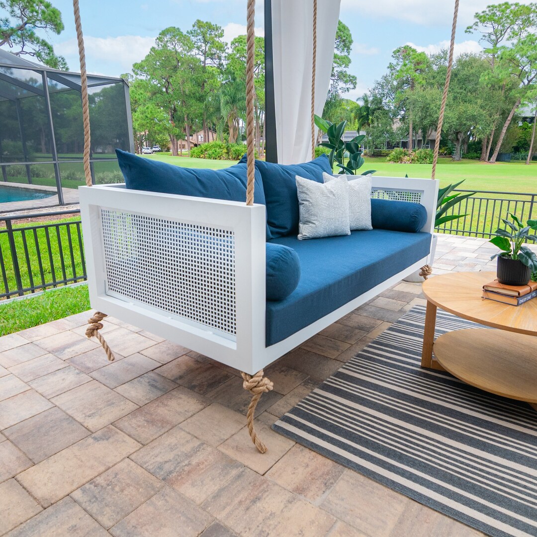 The Debbie Porch Swing Bed - Twin Size - Aluminum Swing Bed ...