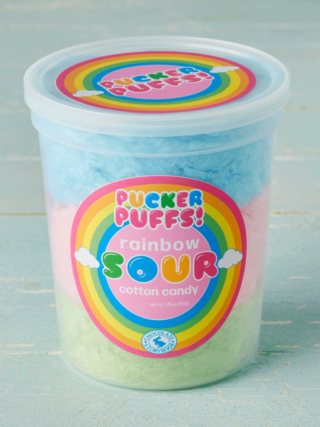 Pucker Puffs Sour Rainbow Cotton Candy - Etsy