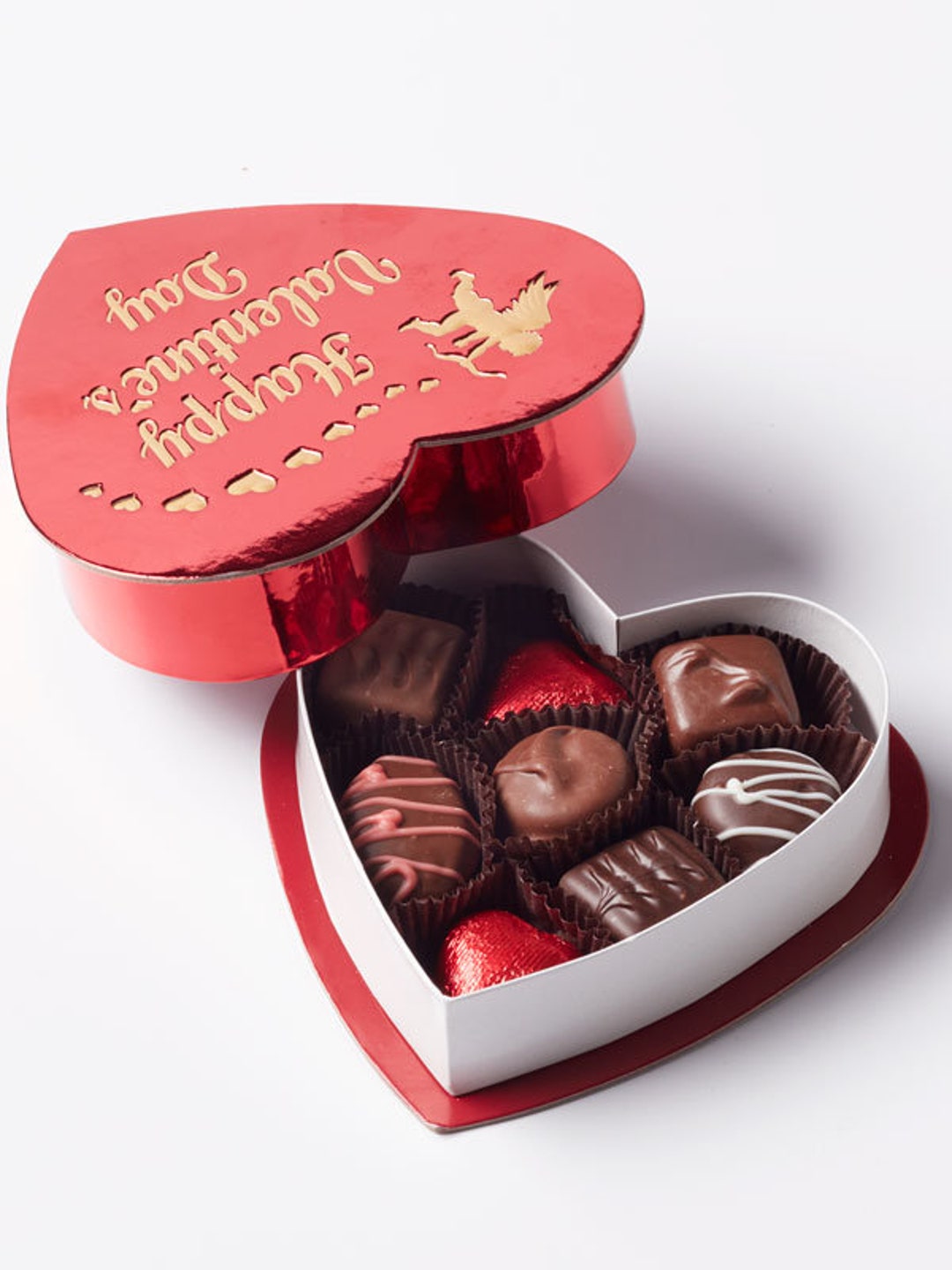 Cupid Chocolate Heart Box - Etsy