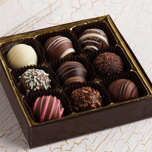 Truffles Assortment Gift Box - Etsy