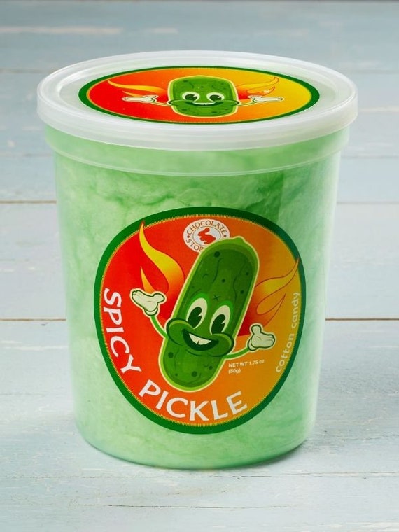 Spicy Pickle Cotton Candy - Etsy