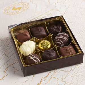 Gold Wrapped Chocolate Assortment Gift Box - Etsy