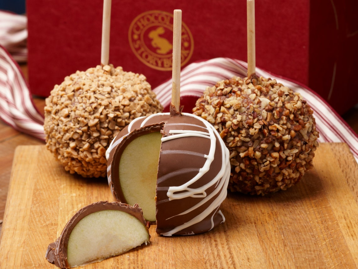 Chocolate Caramel Apple Trio Gift Set - Etsy
