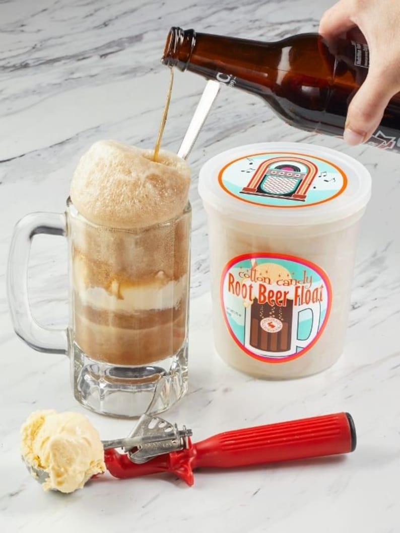 Root Beer Float Cotton Candy - Etsy