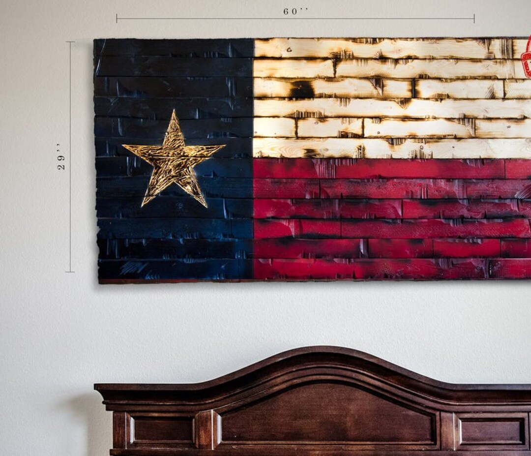 Texas State Flag, Rustic Texas Flag, Texas Flag, Distressed Texas Art ...