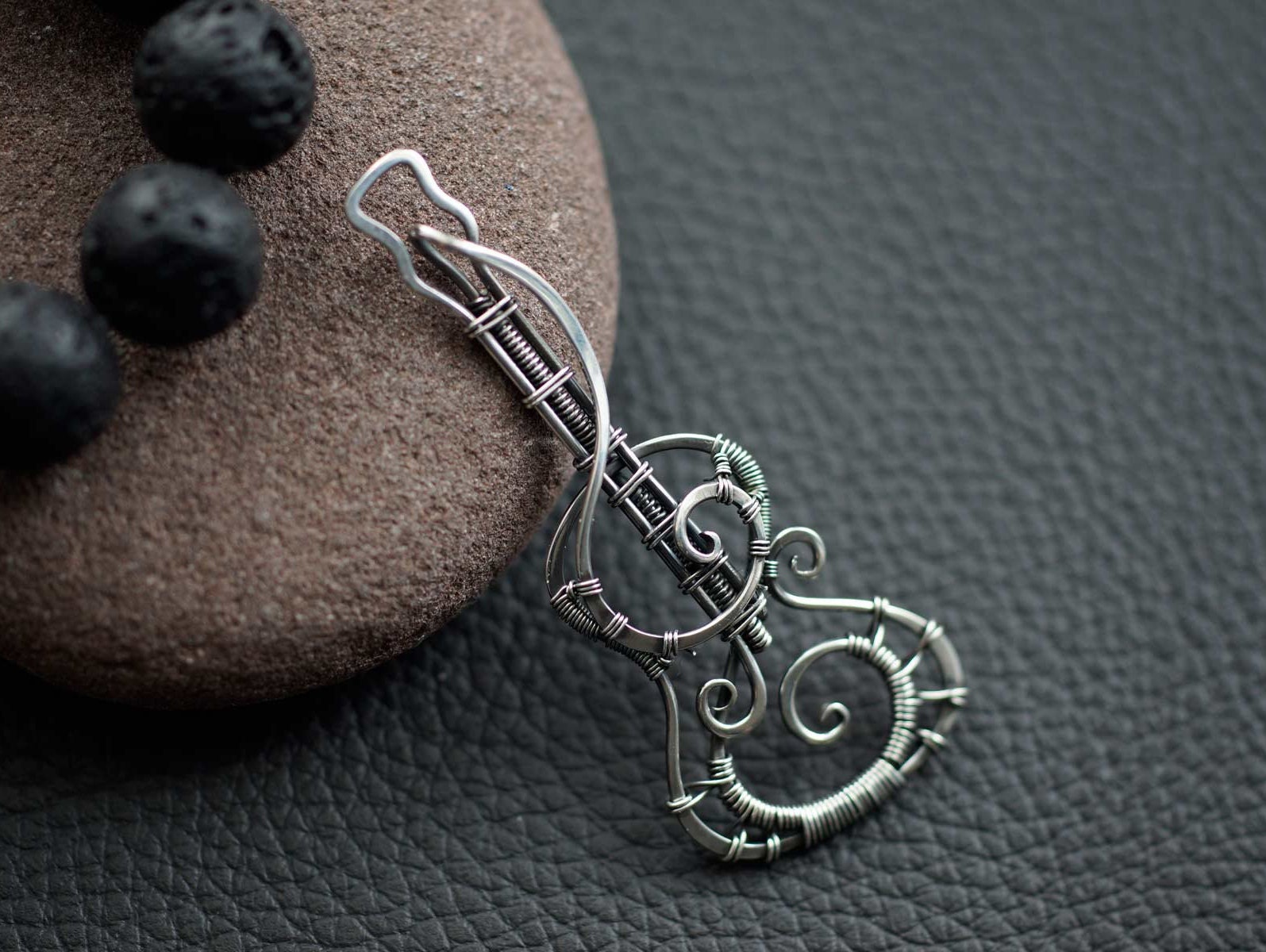 Ukulele & Treble Clef Wire Wrap Tutorial PDF Tutorial - Etsy Canada