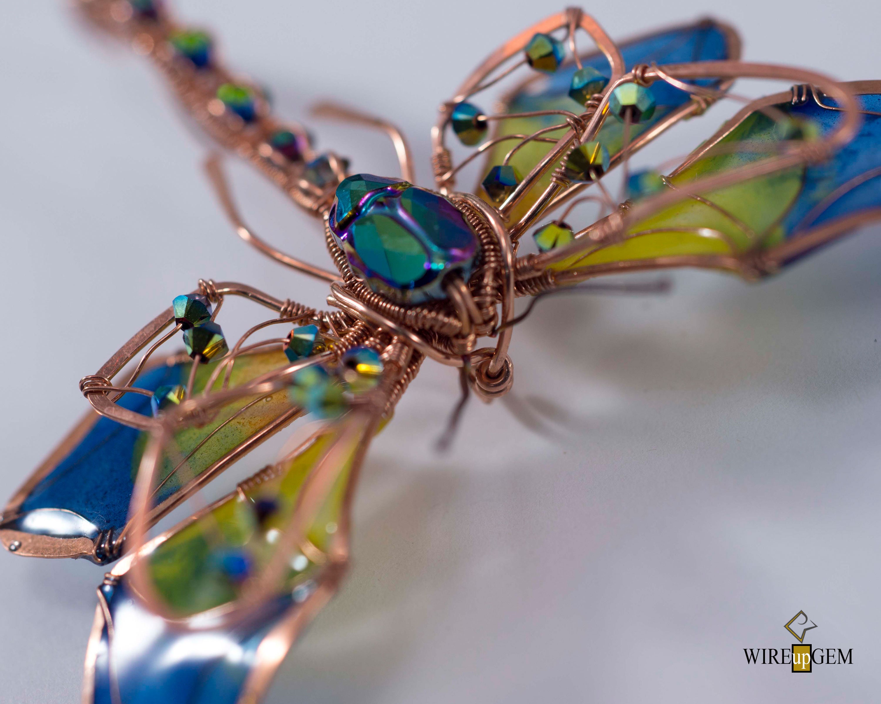 Dragonfly Brooch TEMPLATE for VIDEO TUTORIAL. - Etsy