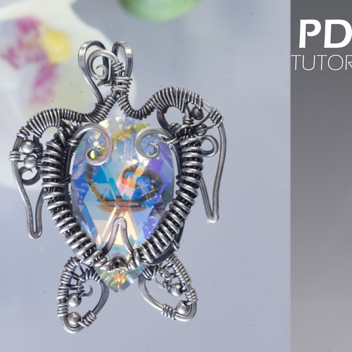 Wire Wrap Tutorialwire Wrapping Pattern Wirearttutorials Etsy