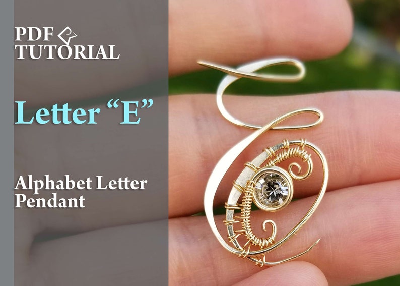 Wire Wrap Tutorial All Alphabet Letter Pendant Except - Etsy