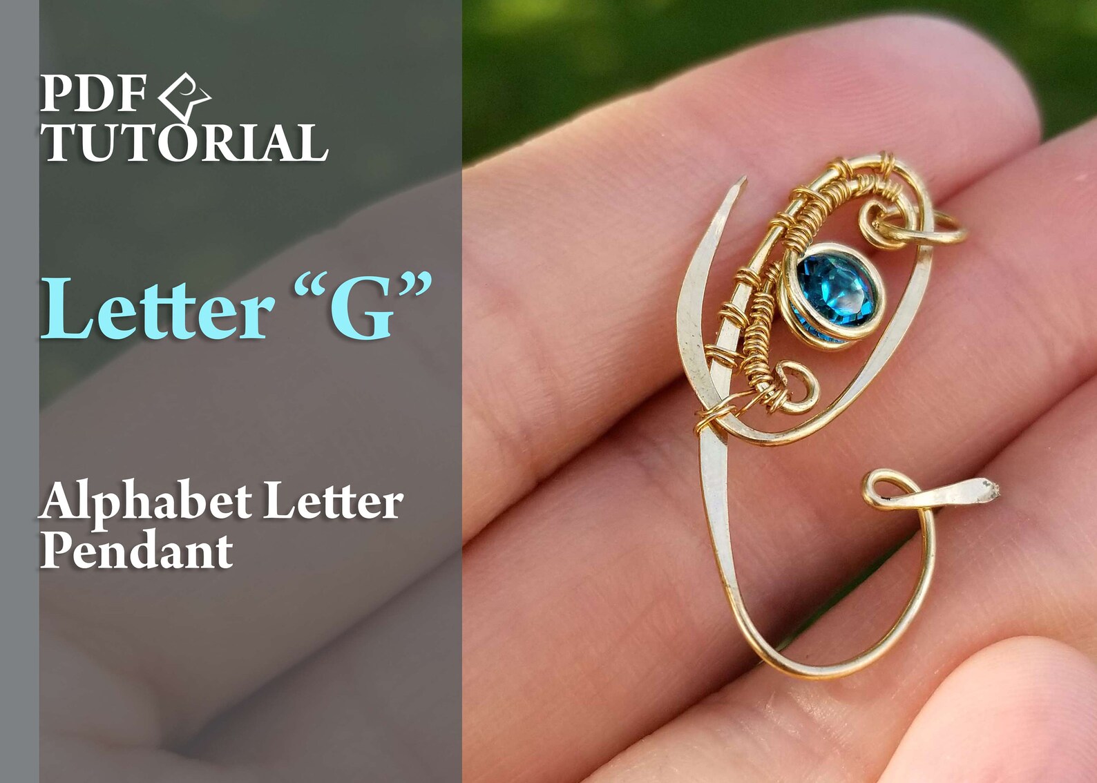 Wire Wrap Tutorial All Alphabet Letter Pendant Except - Etsy