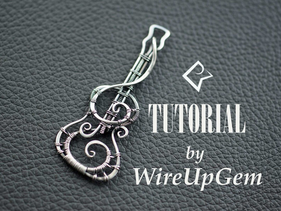Ukulele & Treble Clef Wire Wrap Tutorial, PDF Tutorial - Etsy