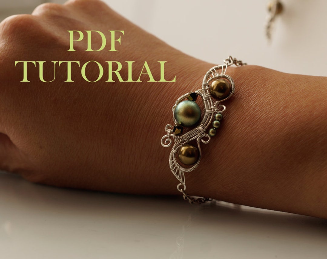 PDF Tutorial, Wire Wrap Tutorial, Pendant, Bracelet, Necklace ...