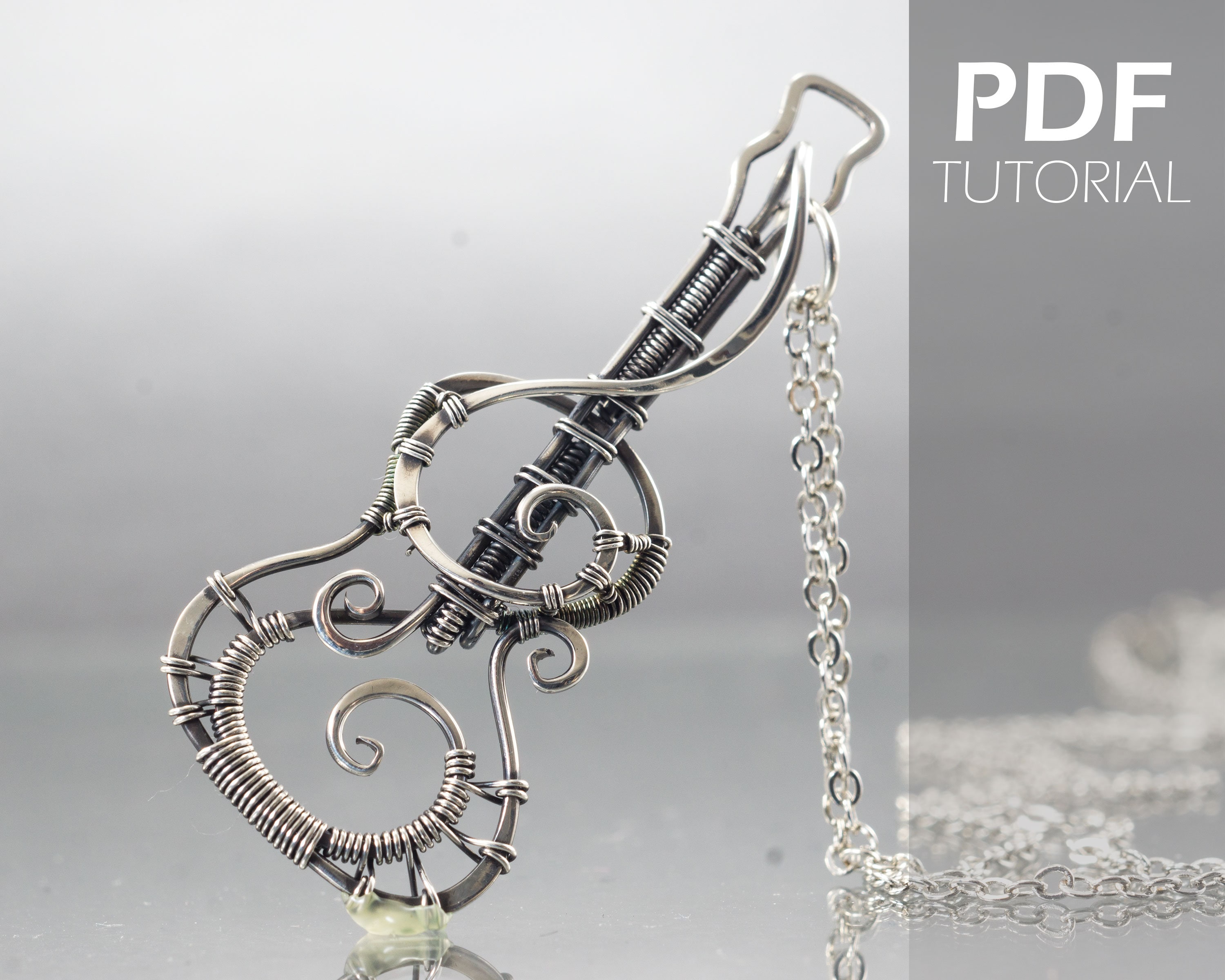 Ukulele & Treble Clef Wire Wrap Tutorial, PDF Tutorial - Etsy Canada