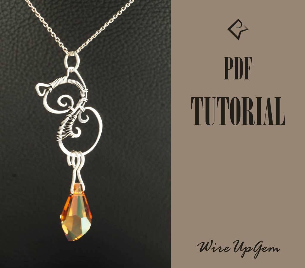 Kitten Wire Wrapped Jewelry Tutorial Cat Wirewrap Tutorial - Etsy