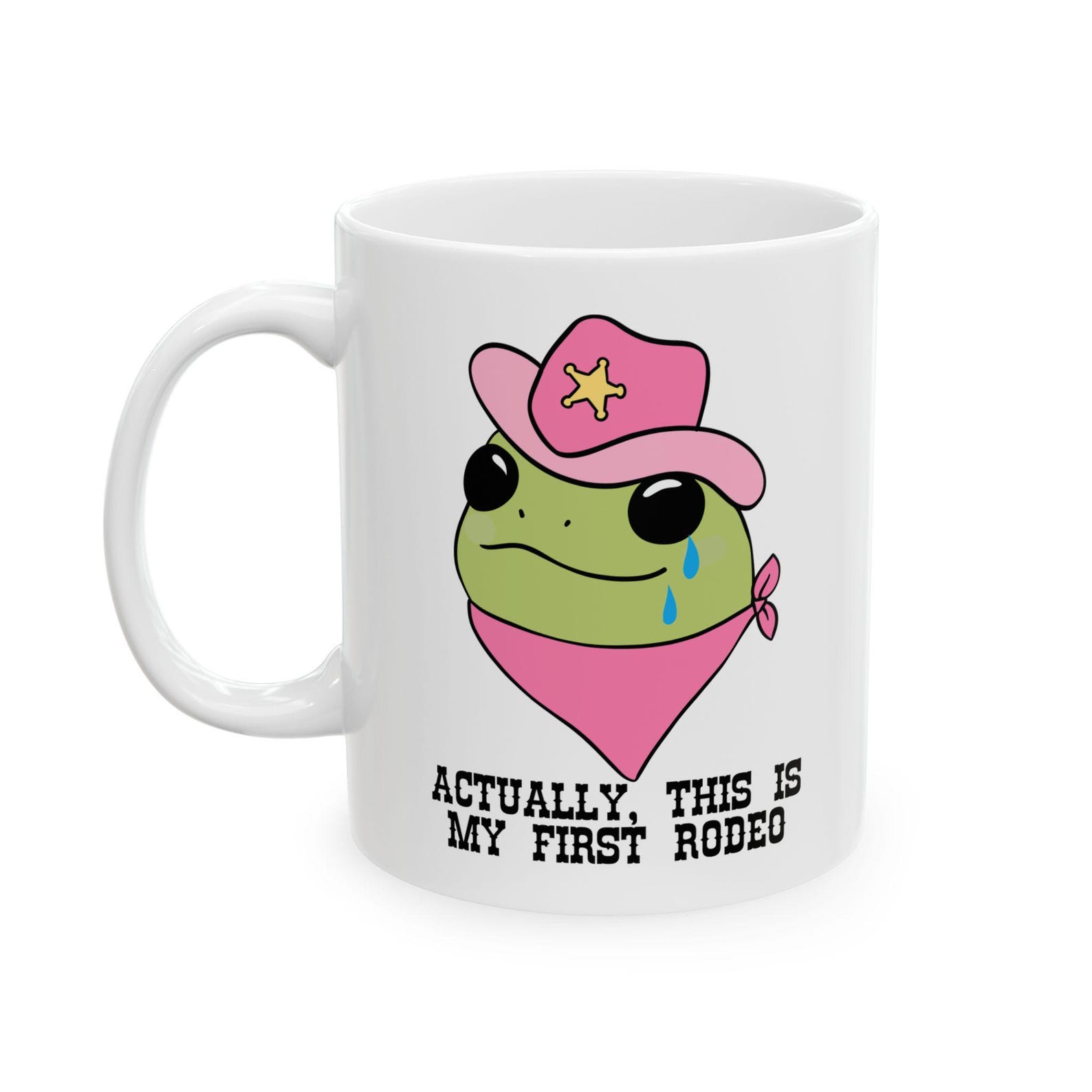 Actually This is My First Rodeo Frog Mug, Rodeo Frog, Frog Mug, Gift ...
