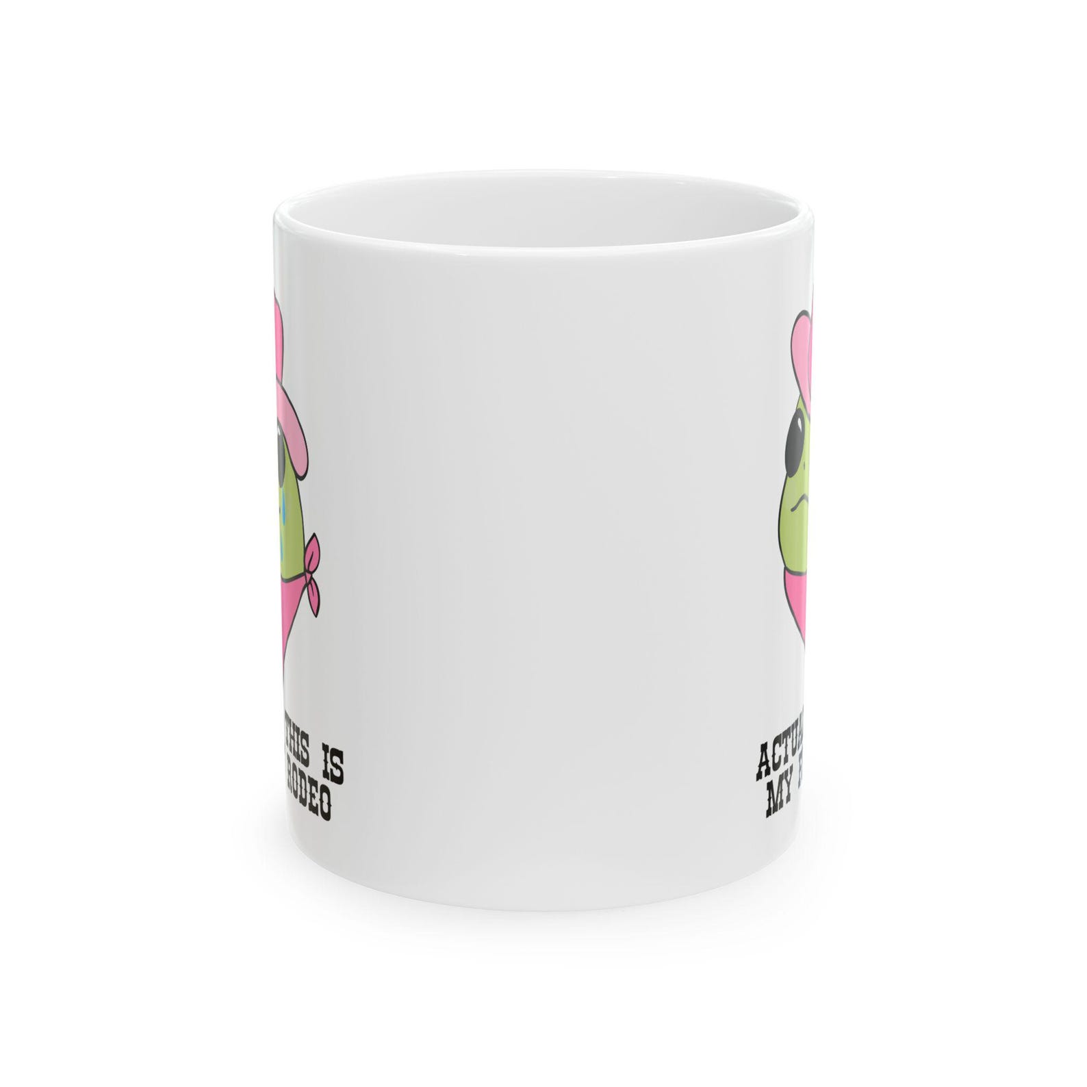 Actually This is My First Rodeo Frog Mug, Rodeo Frog, Frog Mug, Gift ...