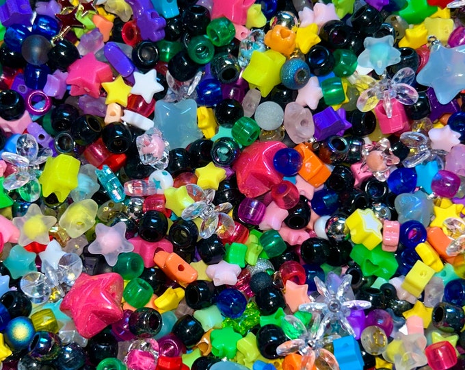 Kidcore Friendship Bracelet Bead Mix Rainbow Bead Soup for Jewelry ...