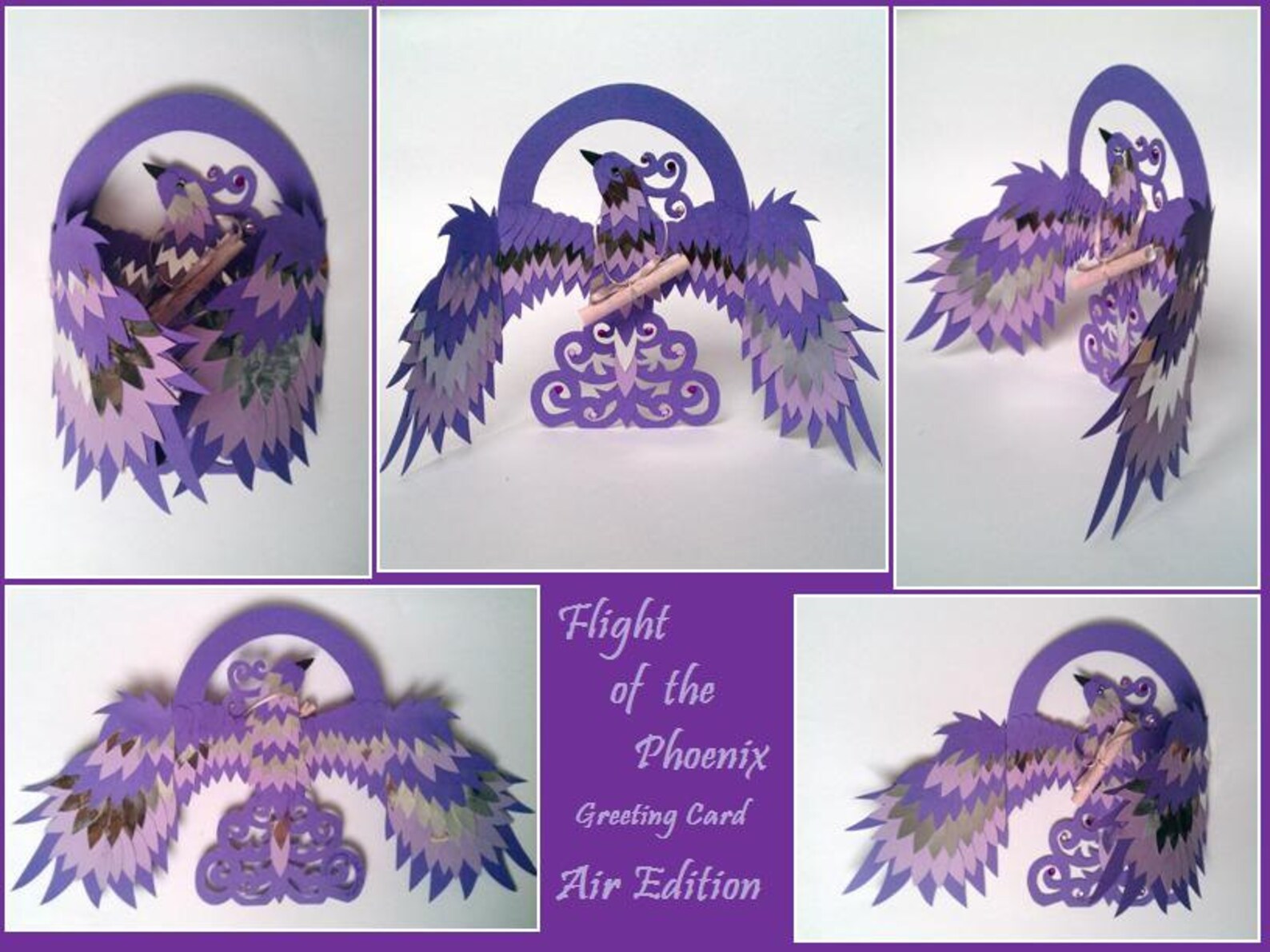 Flight of the Phoenix Greeting Cards | Etsy