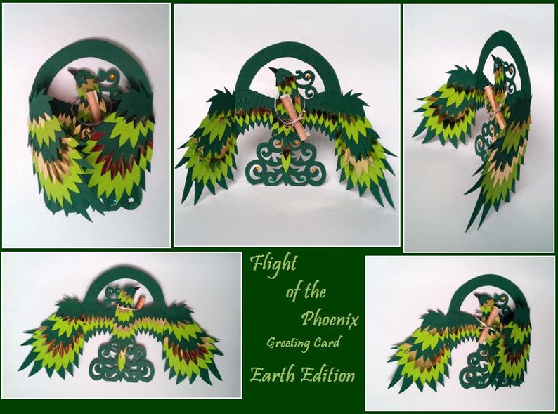 Flight of the Phoenix Greeting Cards - Etsy UK