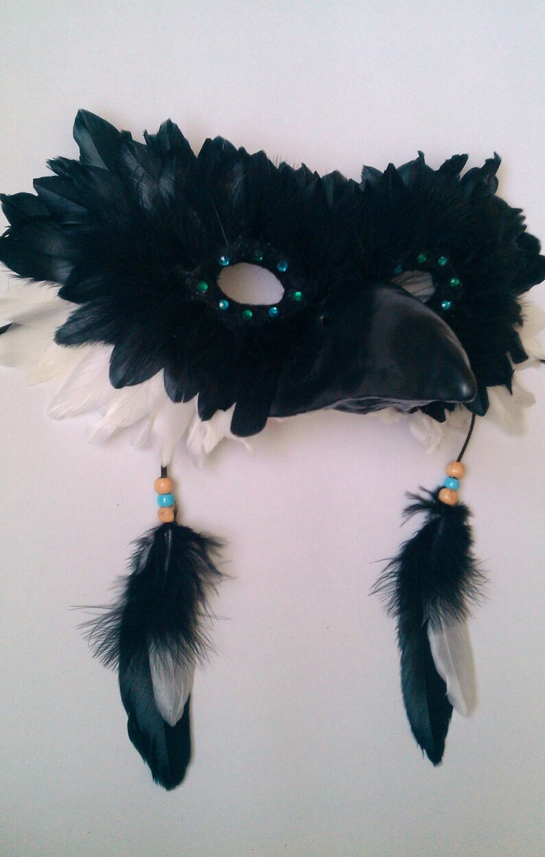 SOLD Animal magpie Mask available Made to Order See - Etsy