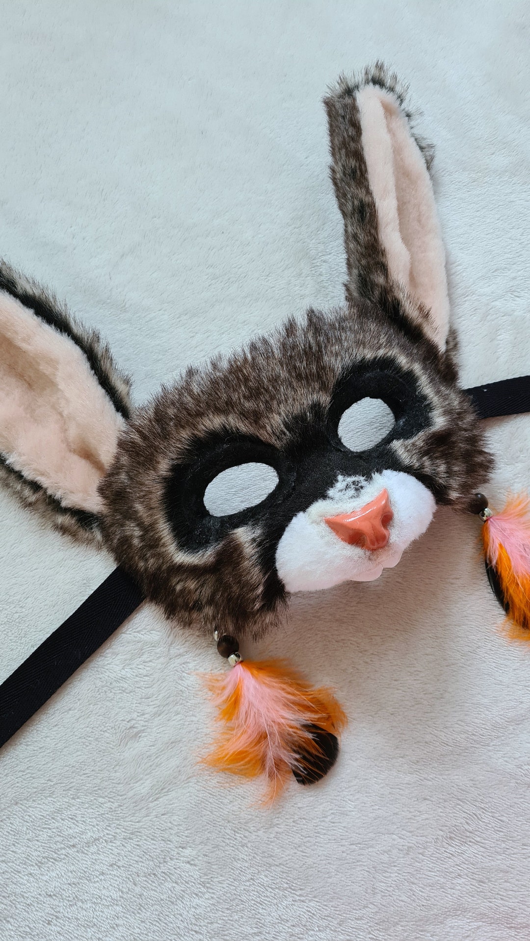 Animal Mask - Rabbit (brown) - Etsy