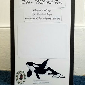 Orca ~ Wild and Free Greeting Card (box Card) - Etsy