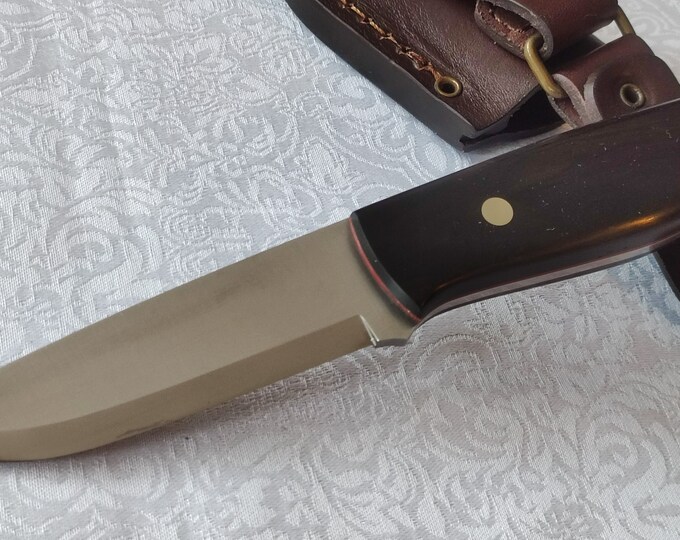ENZO Trapper 95 in Elmax, Red Liners Bushcraft Knife DISCONTINUED - Etsy