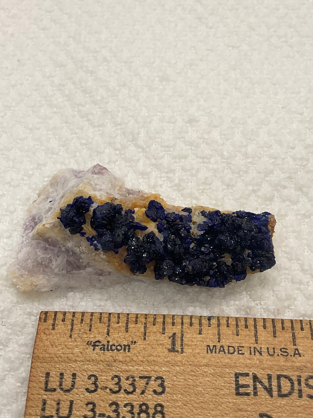 Azurite Crystal Balls on Quartz Sierra Rica Chihuahua Mexico Mineral ...