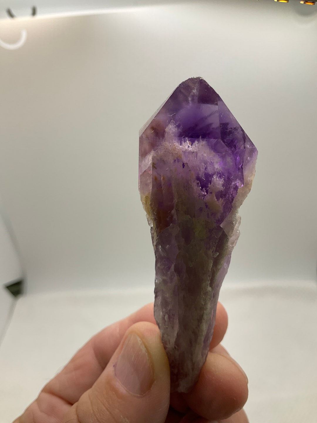 Royal Bahia Amethyst Crystal Laser Wand Brazil Mineral Specimen - Etsy