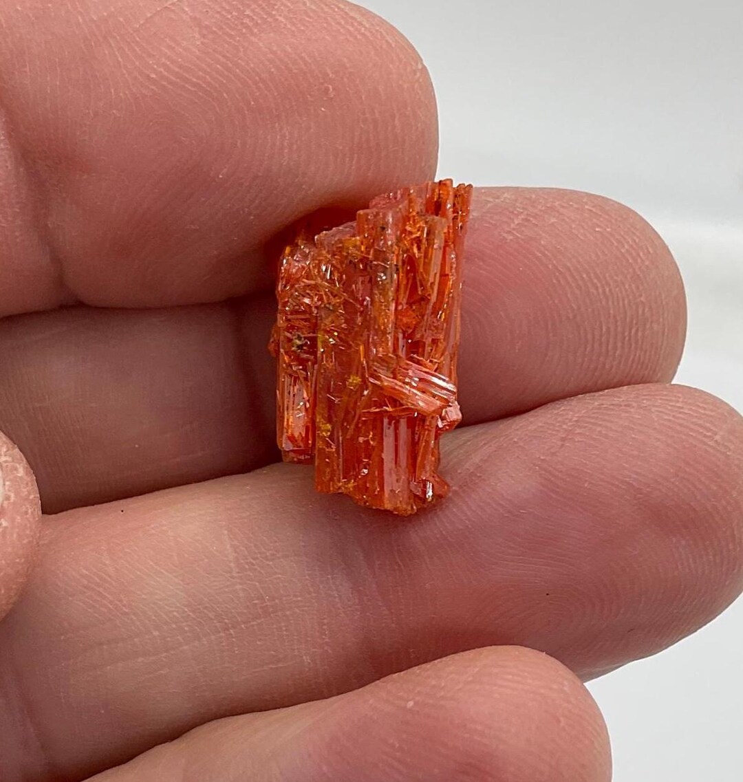 Crocoite Crystals Mineral Specimen From Tasmania Large Estate ...