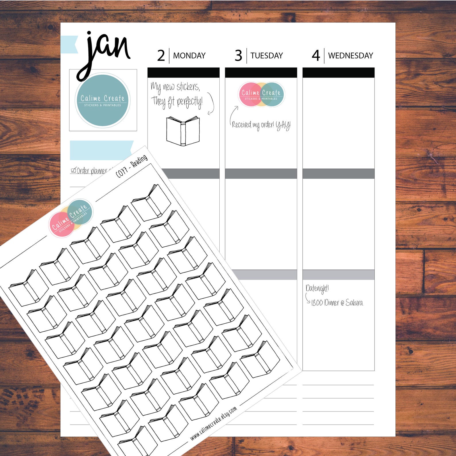 Reading Planner Stickers, Doodle Planner Stickers, Books, Book Reading ...