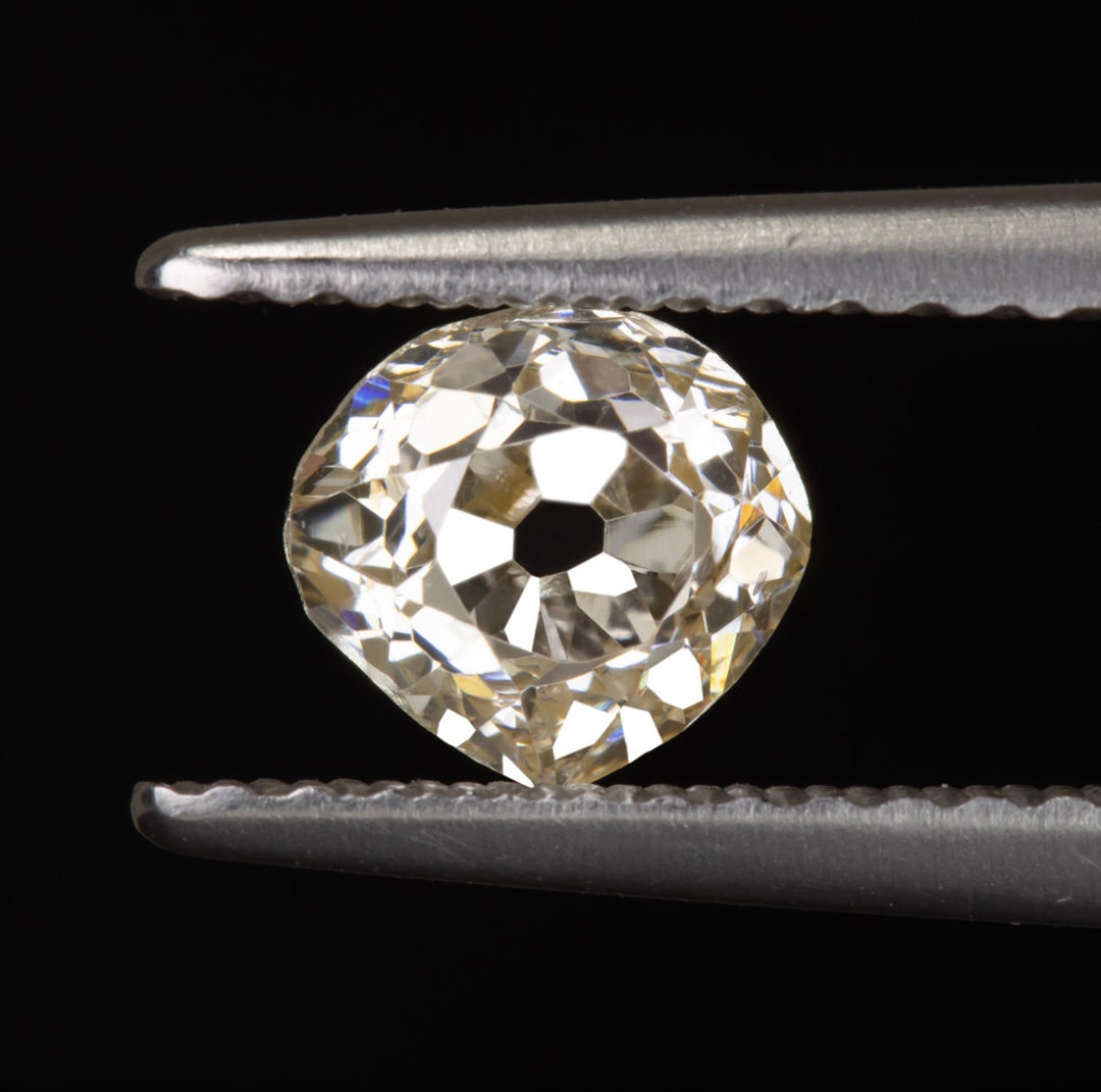 0.68C Old Mine Cut Diamond Heart Pear Shape S-T Si2 Loose Natural ...