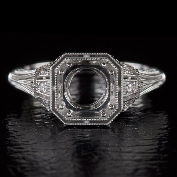 Round Square Ring - Etsy