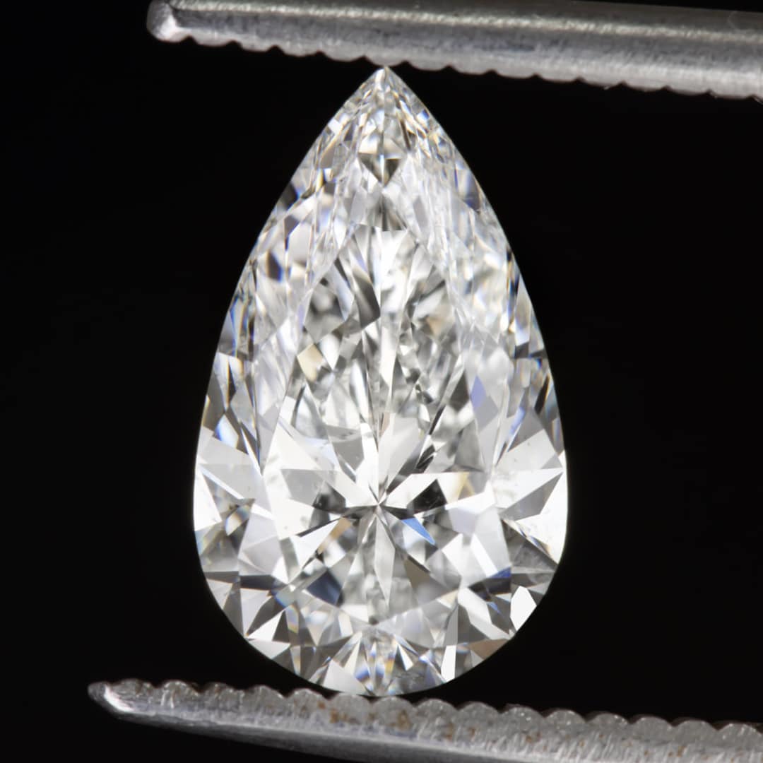 2 Carat Pear Shape Diamond Gia Certified G Si2 Loose Natural - Etsy