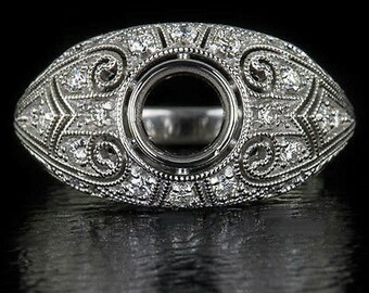 Dome Setting Ring | Etsy