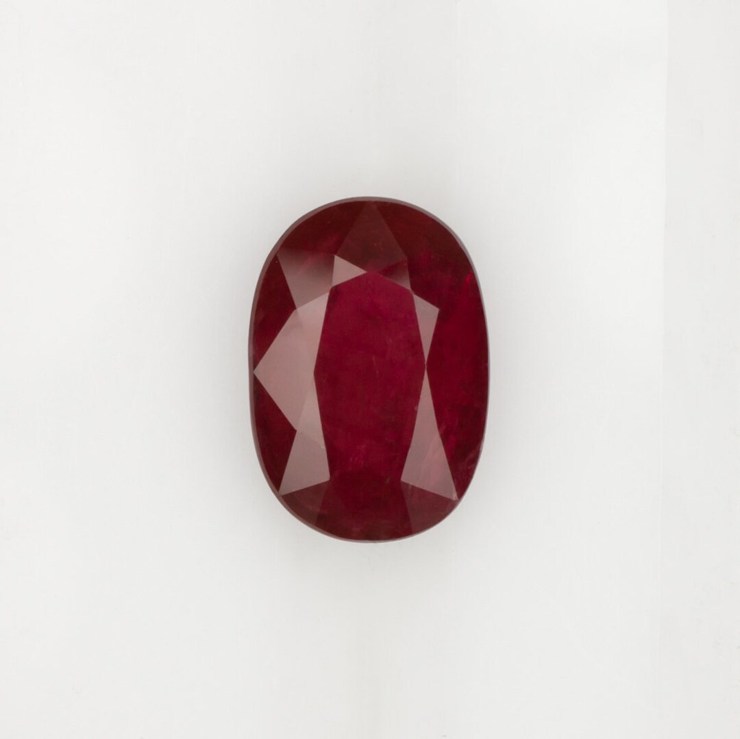 2.07ct Rich Red Natural Ruby Loose Gemstone Oval Shape Cut Earth Mined 2 Carat (17824) - Etsy