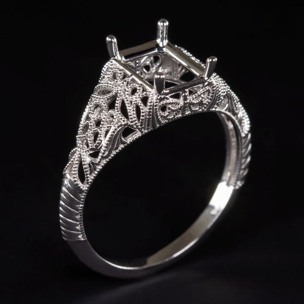 Gold Filigree Ring - Etsy