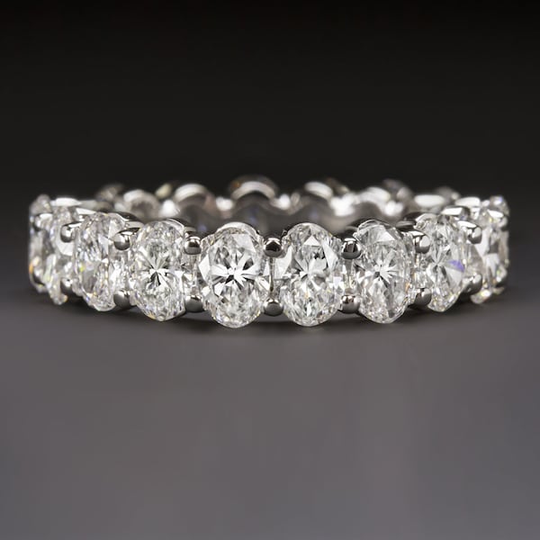 Lab Created Diamond Eternity Ring - Etsy