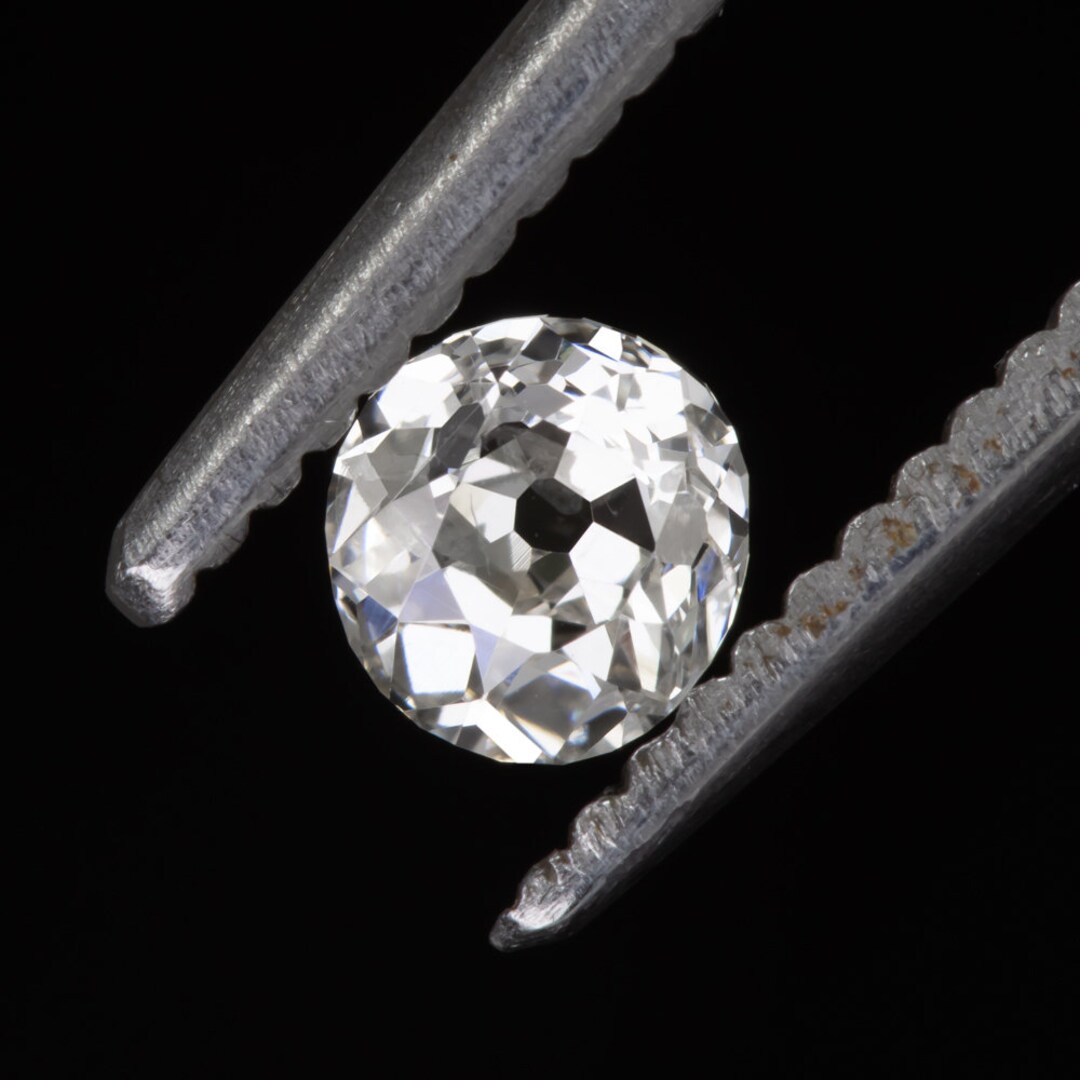 0.39ct Old Mine Cut Diamond H Si Loose Antique Natural Cushion Brilliant Estate 19087 - Etsy