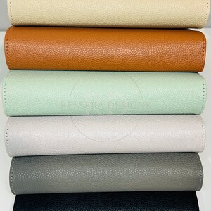 LUXE A5 6 Ring Clutch Planner | Pebbled Grain Leather | Envelope Button ...