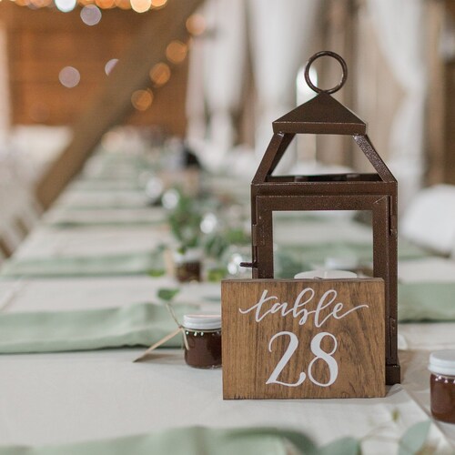 Rustic Table Numbers Rustic Wedding Table Numbers Self - Etsy