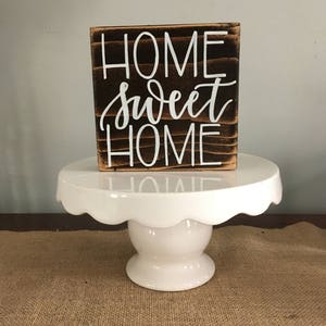 Home Sweet Home Block Sign - Etsy