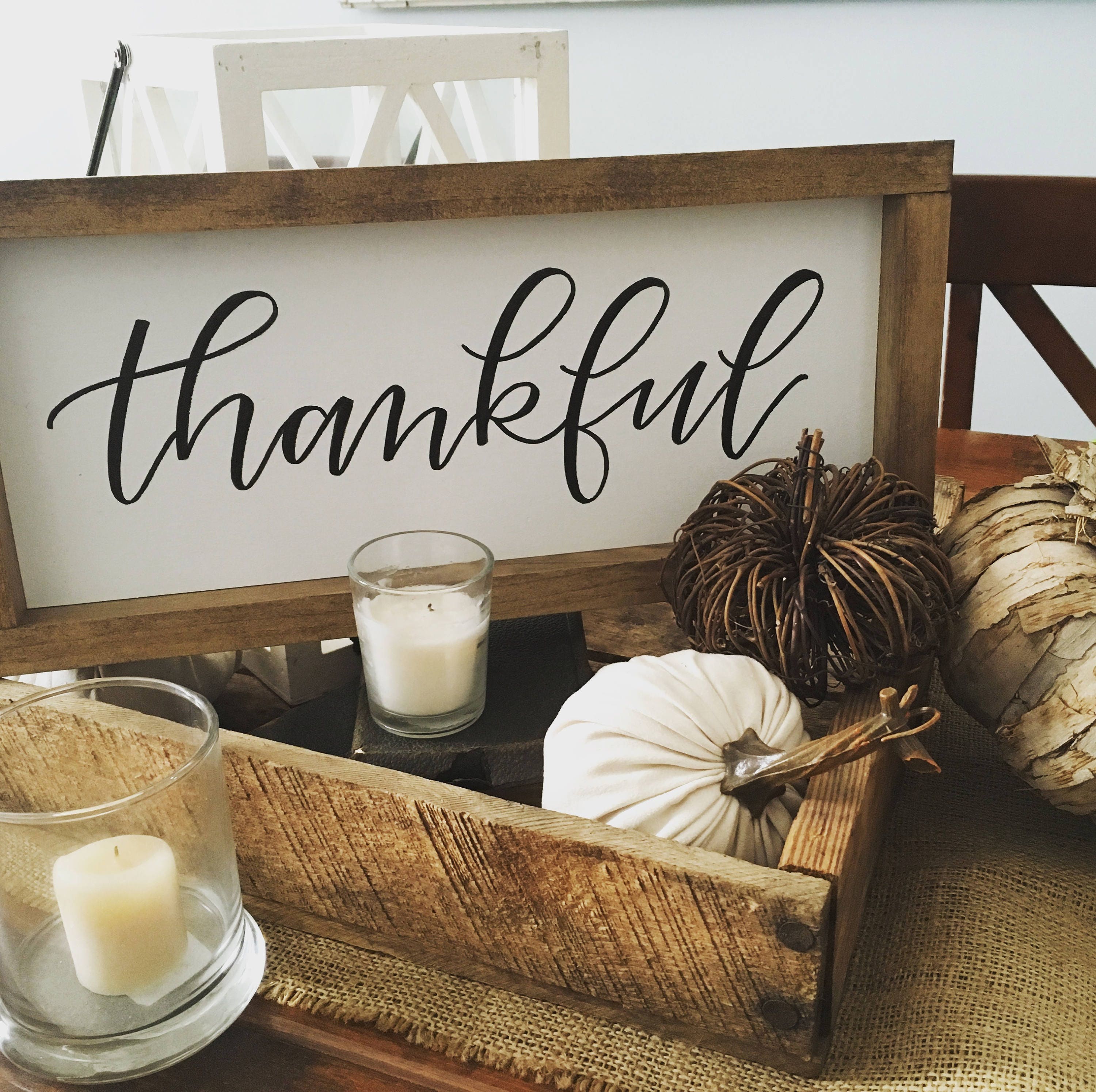 Thankful Sign - Etsy