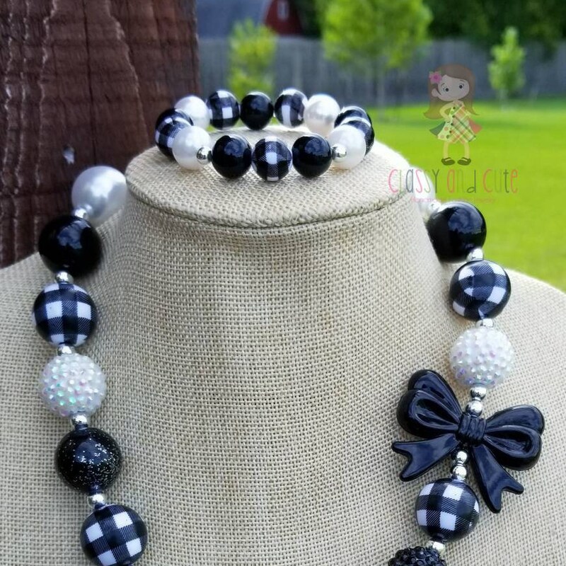 Buffalo Check Beads - Etsy