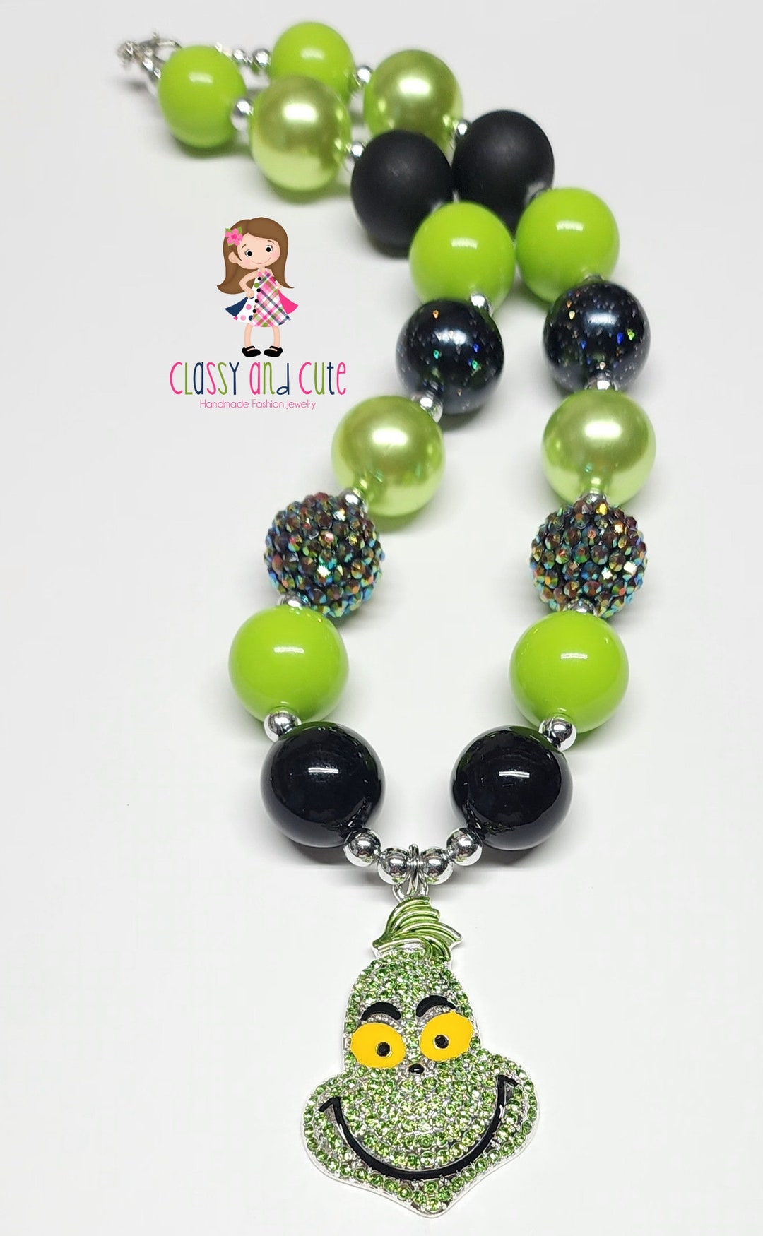 Grinch Necklace - Etsy