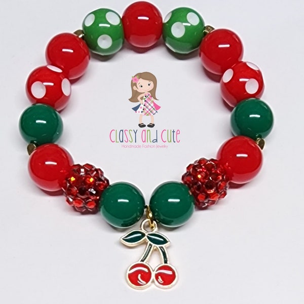 Cherry Bracelet - Etsy