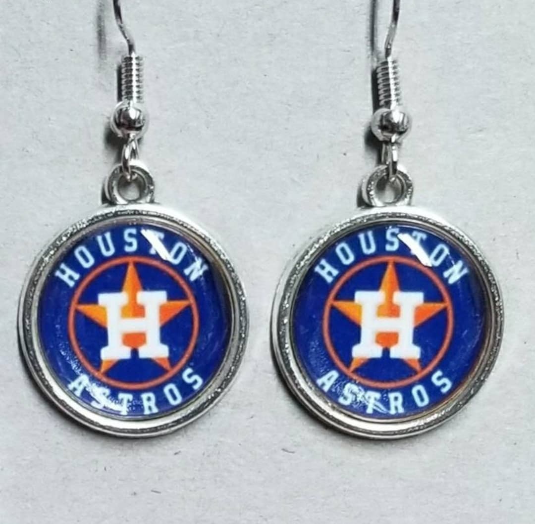 Astros Baseball Team Earrings see Description - Etsy