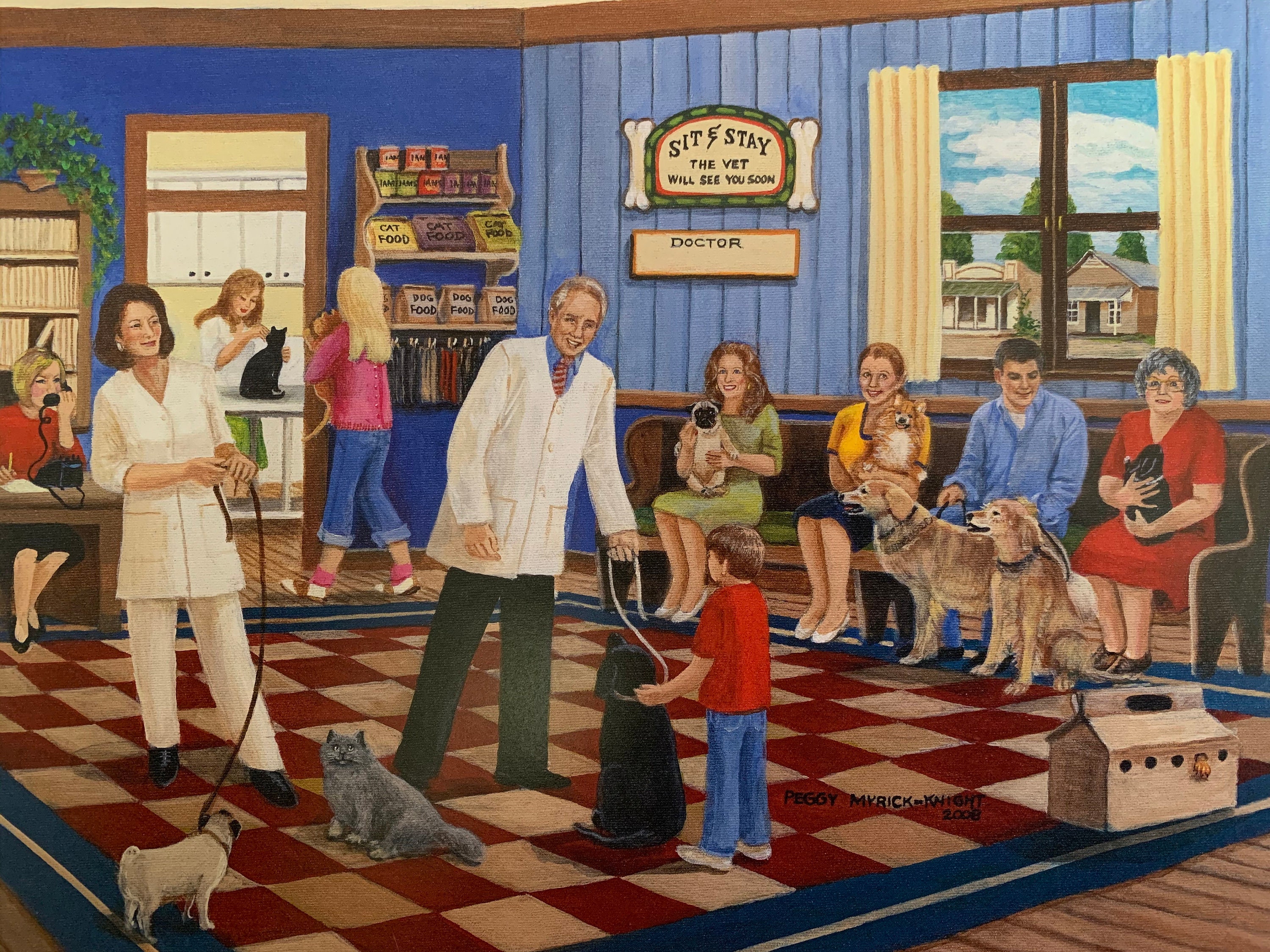 Veterinarian Framed Print - Country Vet Office, Vintage Vet Office ...