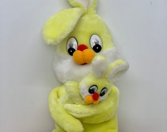 Yellow Plush Bunny | Etsy